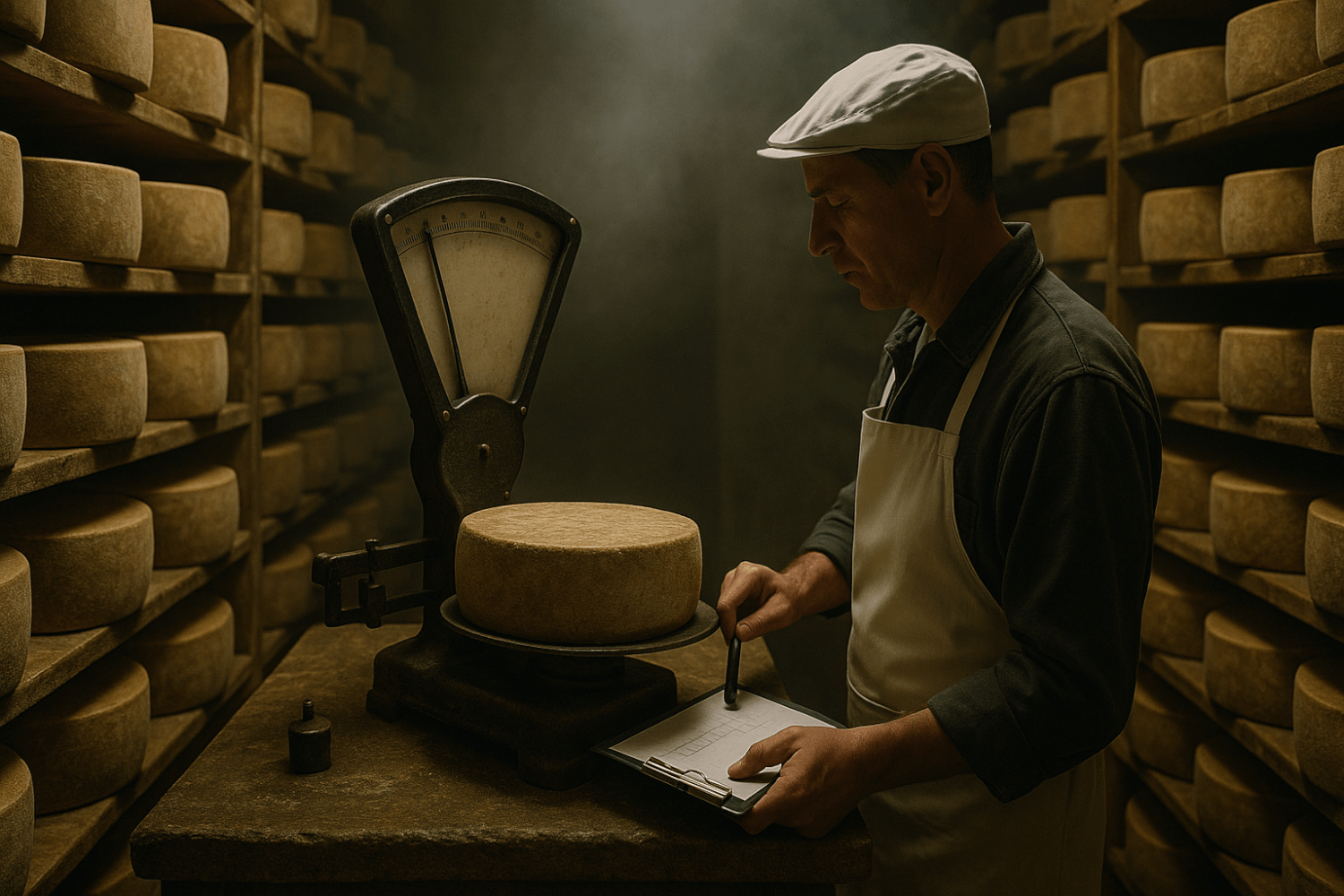 Combien pèse une meule de Comté ? - Les secrets physiques du fromage ...